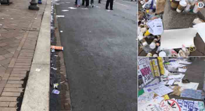 March for Our Lives Protesters Leave Behind Some Trash