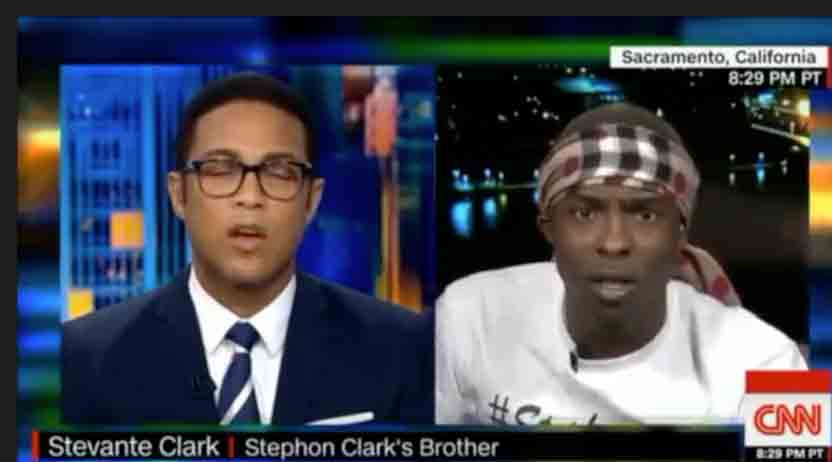 WOW! Stephon Clarke's Brother Stevante Appears on CNN, Oh Boy