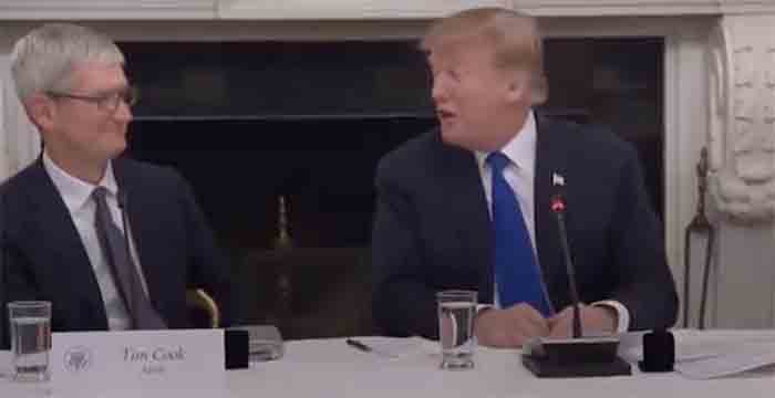 President Explains Tim Apple Gaffe to Idiotic MSM