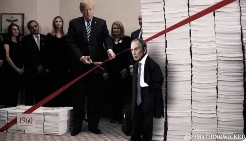 "Mini Mike" Bloomberg Says He's As Tall As His Head