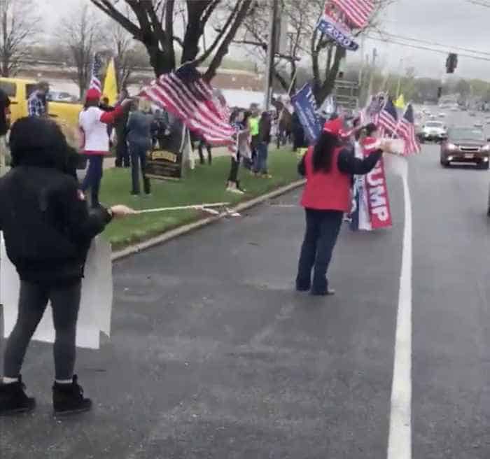 Tolerant, civil Dems react to NY protest to reopen the economy