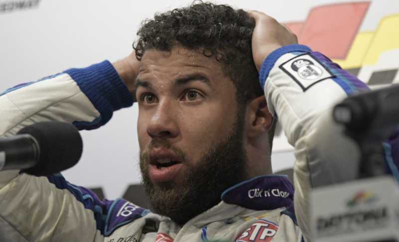 Bubba Wallace was booed when he was introduced, cheered when he crashed