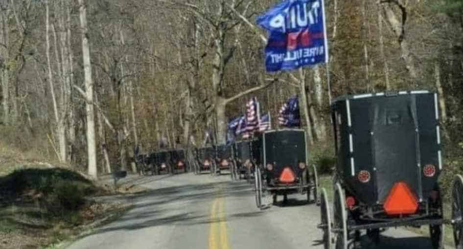 Based Amish come out for Donald Trump, will you?