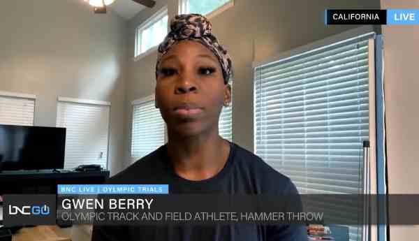 Gwen Berry explains stupidly why she hates the national anthem