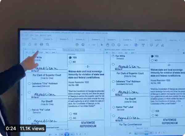 VoterGA presents evidence of duplicate scanned ballots, 60% reporting ...