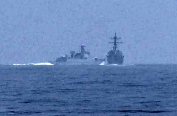 Chinese Warship Comes Within Yards of a Naval Destroyer & More