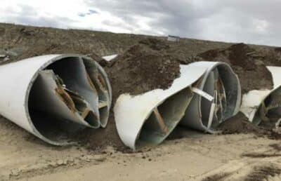 The Only Way to Dispose of Wind Turbine Blades Is to Bury Them