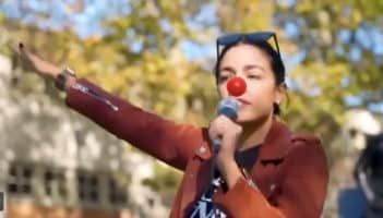 Clown World's Favorite Rep AOC Gives the Nazi Salute
