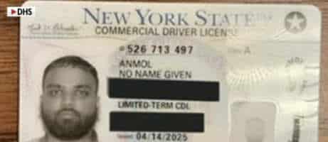 Democrats Give Licenses to Truck Drivers with No Name Given