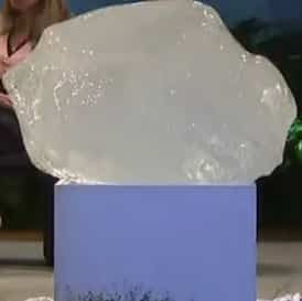 Pope Leo XIV Blessed a Block of Glacial Ice